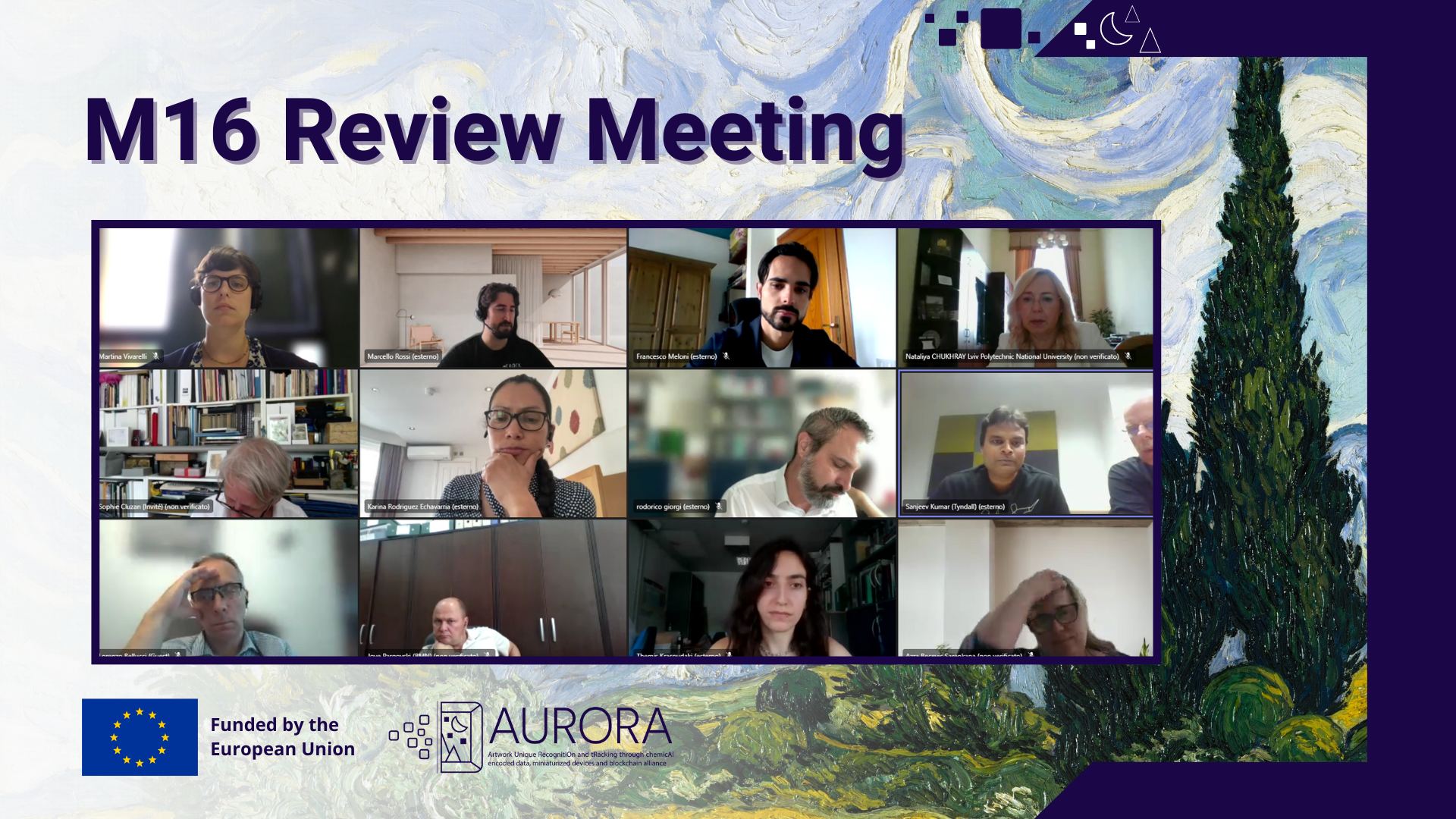 AURORA Project Holds Successful M16 Review Meeting - AURORA Project